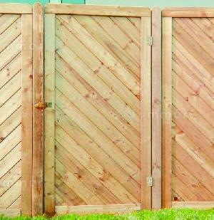 Single and double gates, larch