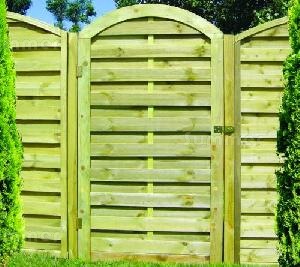Single and double gates, pressure treated timber